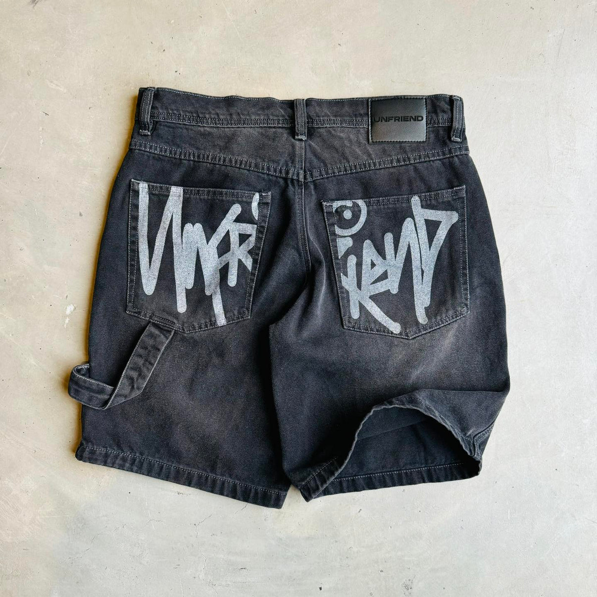 UNF BAGGY DENIM JORTS – Unfriend